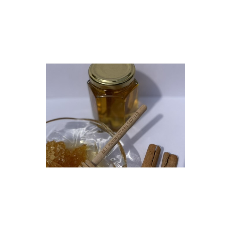 Cinnamon infused Summer Blossom Honey 227g (8oz)